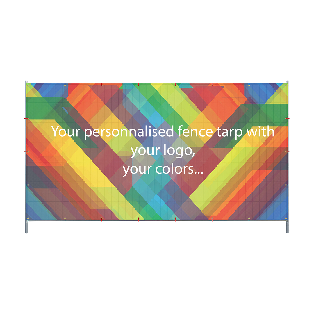 Printed Fence Tarp | Fence Cover | Custom Fence Banner